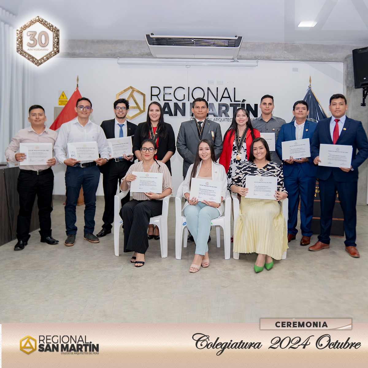 CEREMONIA DE COLEGIATURA 2024 OCTUBRE - Colegio de Arquitectos del Perú ...