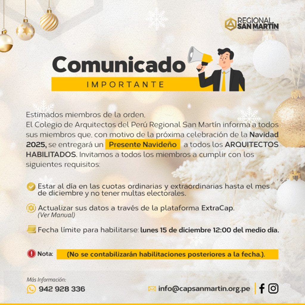 LISTA DE HABILITADOS MES DE JULIO 2025 - Colegio de Arquitectos del ...